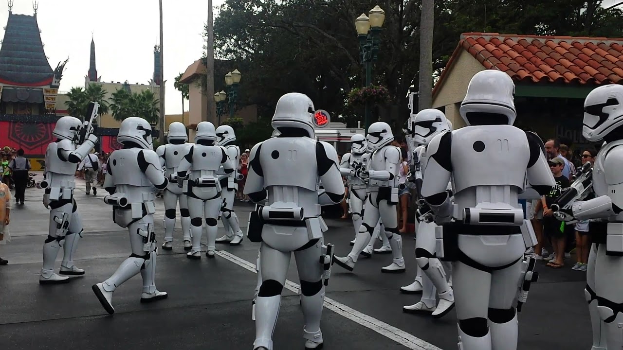 March of the First Order at Disney World Hollywood Studios - YouTube
