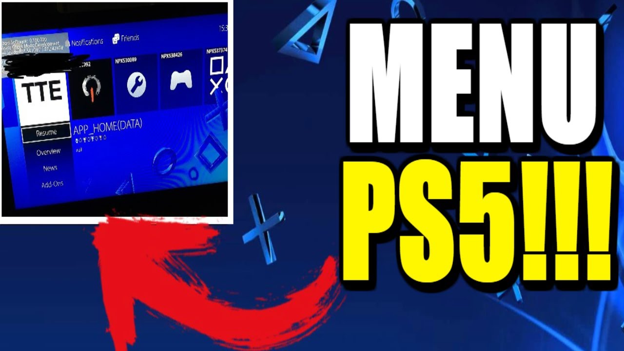 FOTO REVELA O MENU DO PS5 DEV-KIT ! - YouTube