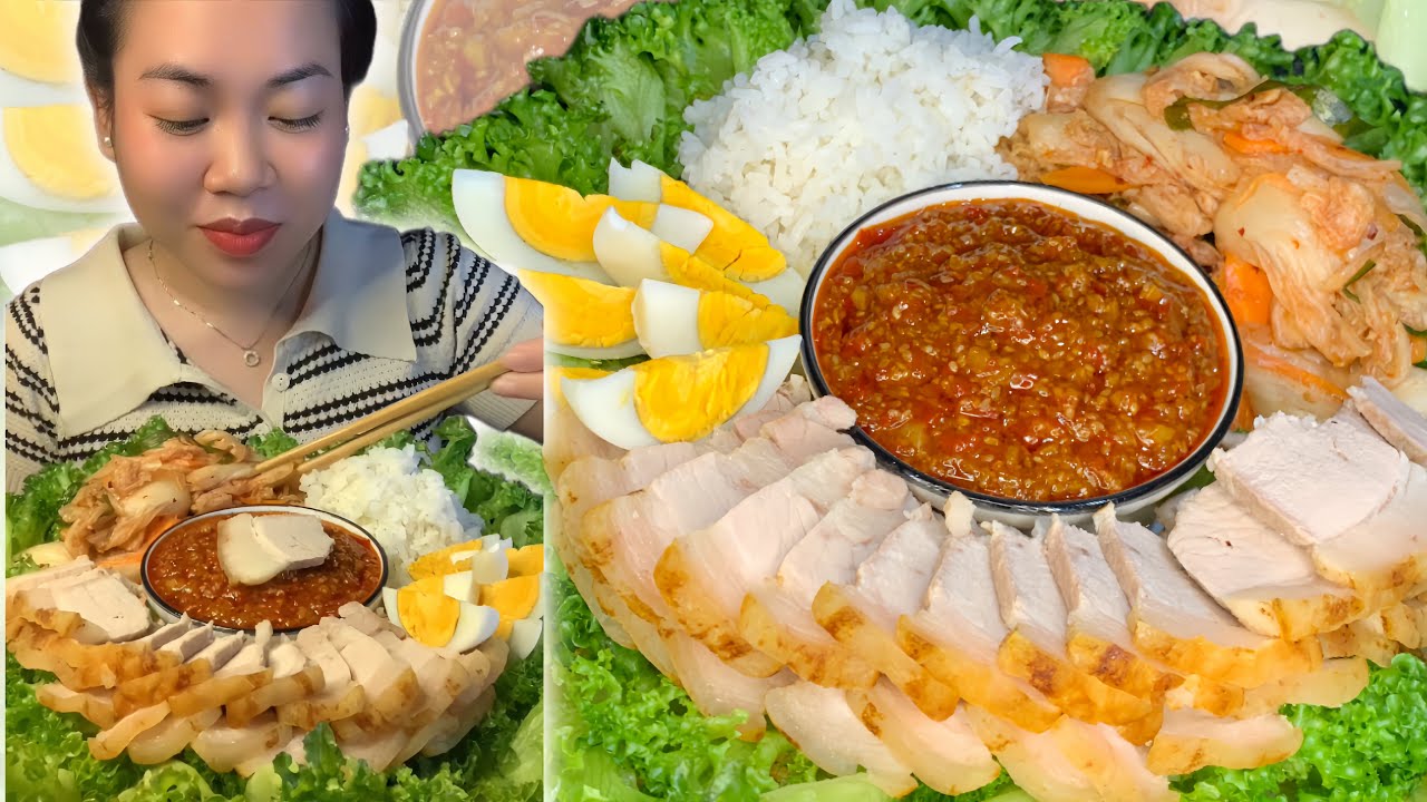 MUKBANG | MÊ MẨN MÓN THỊT LUỘC KIM CHI ^^ - YouTube