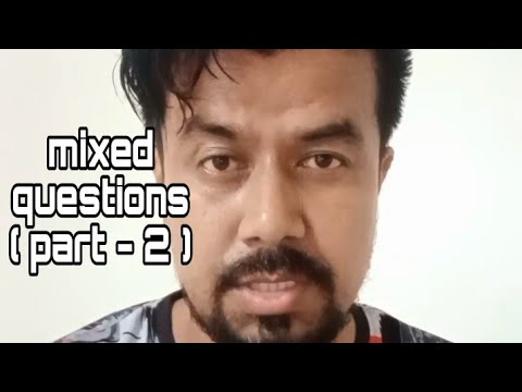 mixed Questions ( part- 2 ) - YouTube