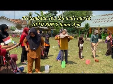 Lomba bersama ibu ibu cantik (ibu ibu wali murid)