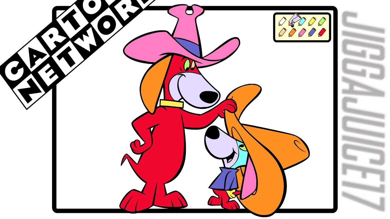 Cartoon Network Coloring: Augie Doggy and Doggie Daddy Flash Game (No ...