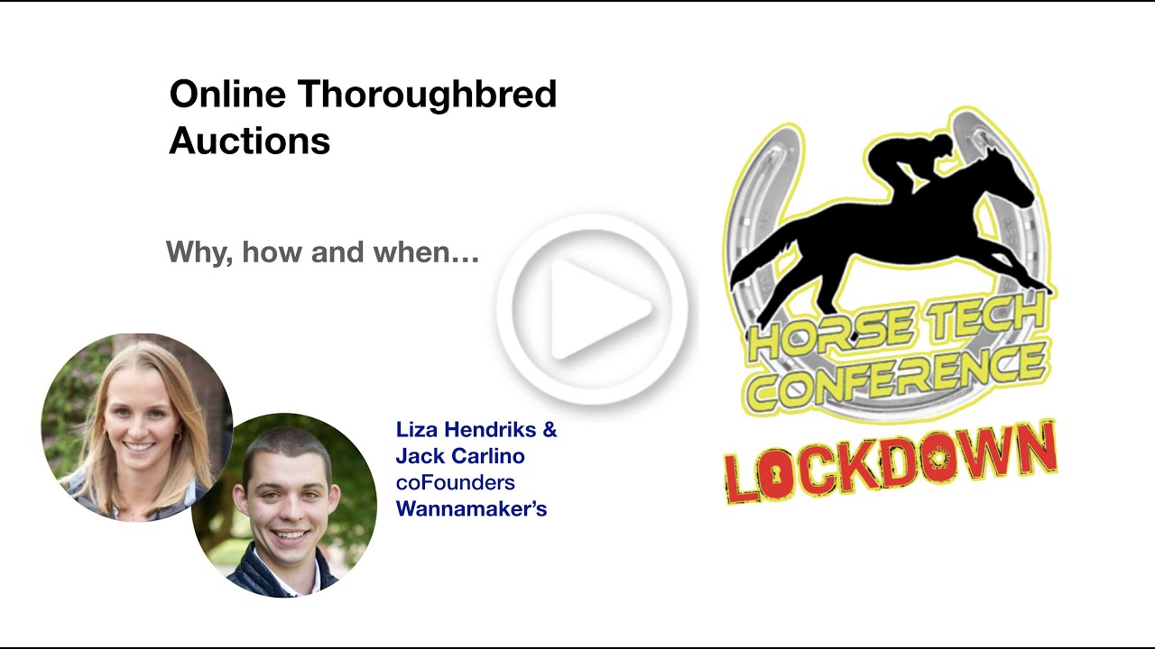 Online Thoroughbred Auctions, Liza Hendriks & Jack Carlino, coFounders ...