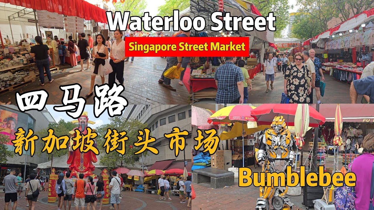 "Exploring Singapore's Waterloo Street Market | Bustling Street Life ...