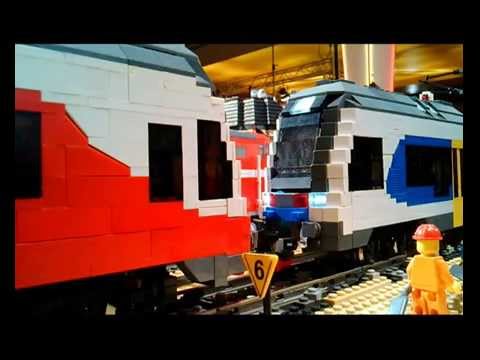 LEGO Stadler FLIRT 5341-001 és 415-061, csatolt üzem - YouTube