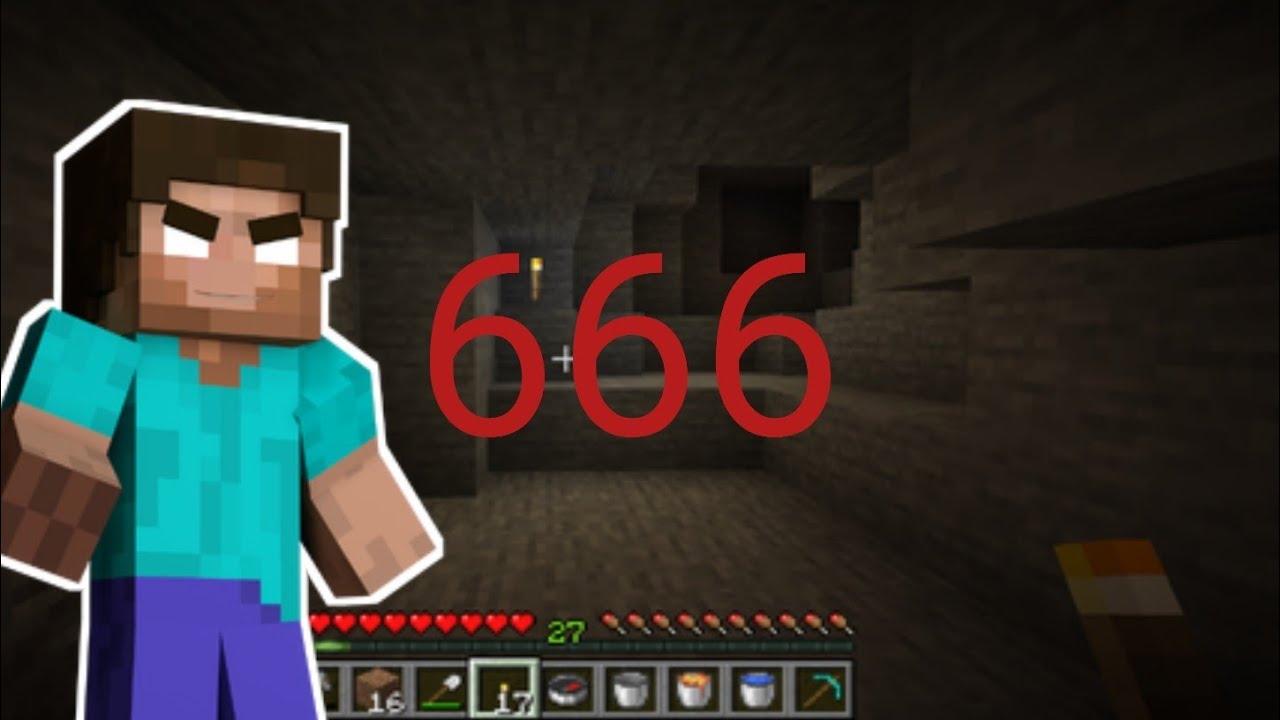 I played in minecraft seed 666 gone wrong😨 - YouTube