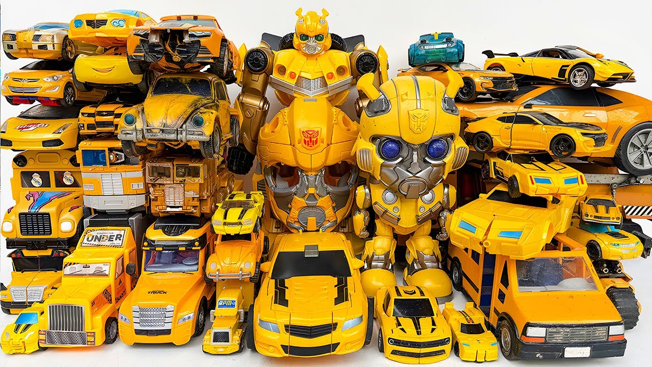 New Yellow Transformers One Movie: Collection BUMBLEBEE Car JCB ...