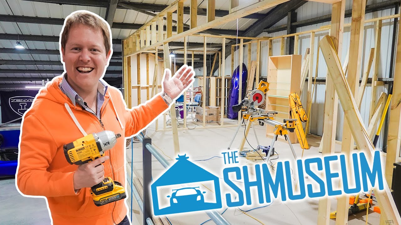 BUILDING MY DREAM GARAGE! 3: The Upstairs Begins - YouTube