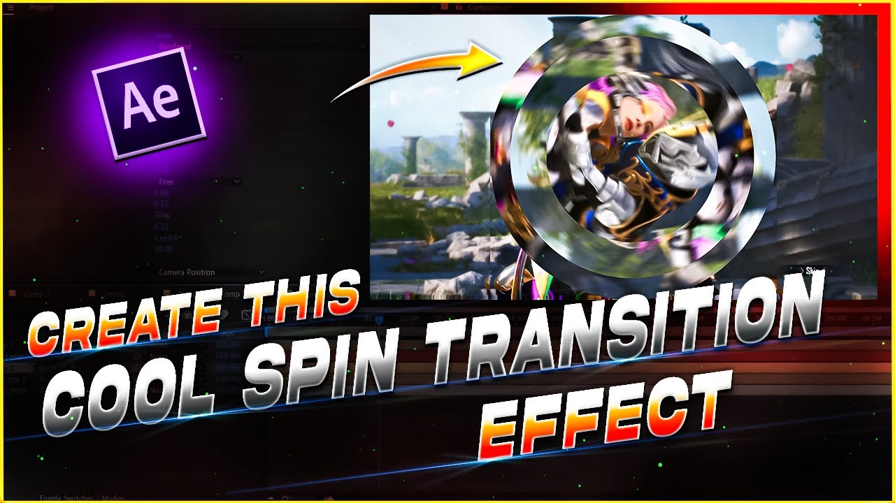Create This Cool Spin Transition Effect For Montages In After Effects 💖 ...