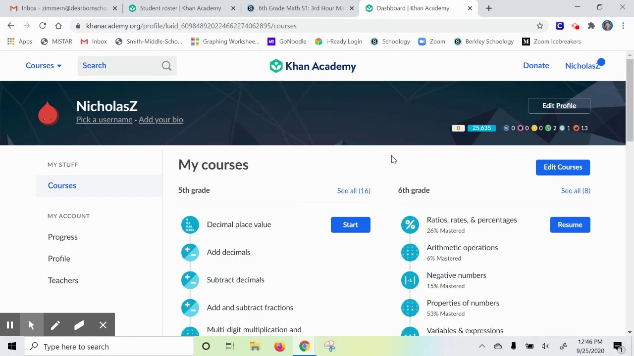 How To Add Mr. Zimmer On Khan Academy - YouTube