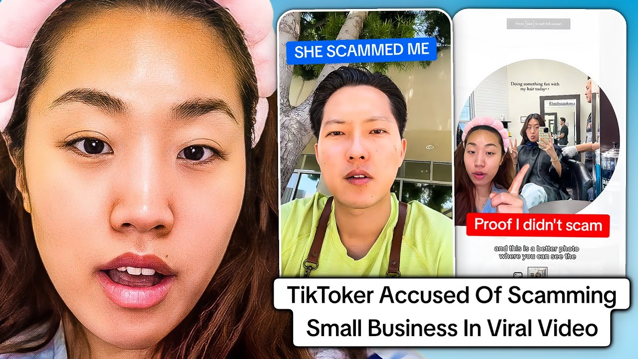 TikToker Accused Of Scamming Small Business In Viral Video - YouTube