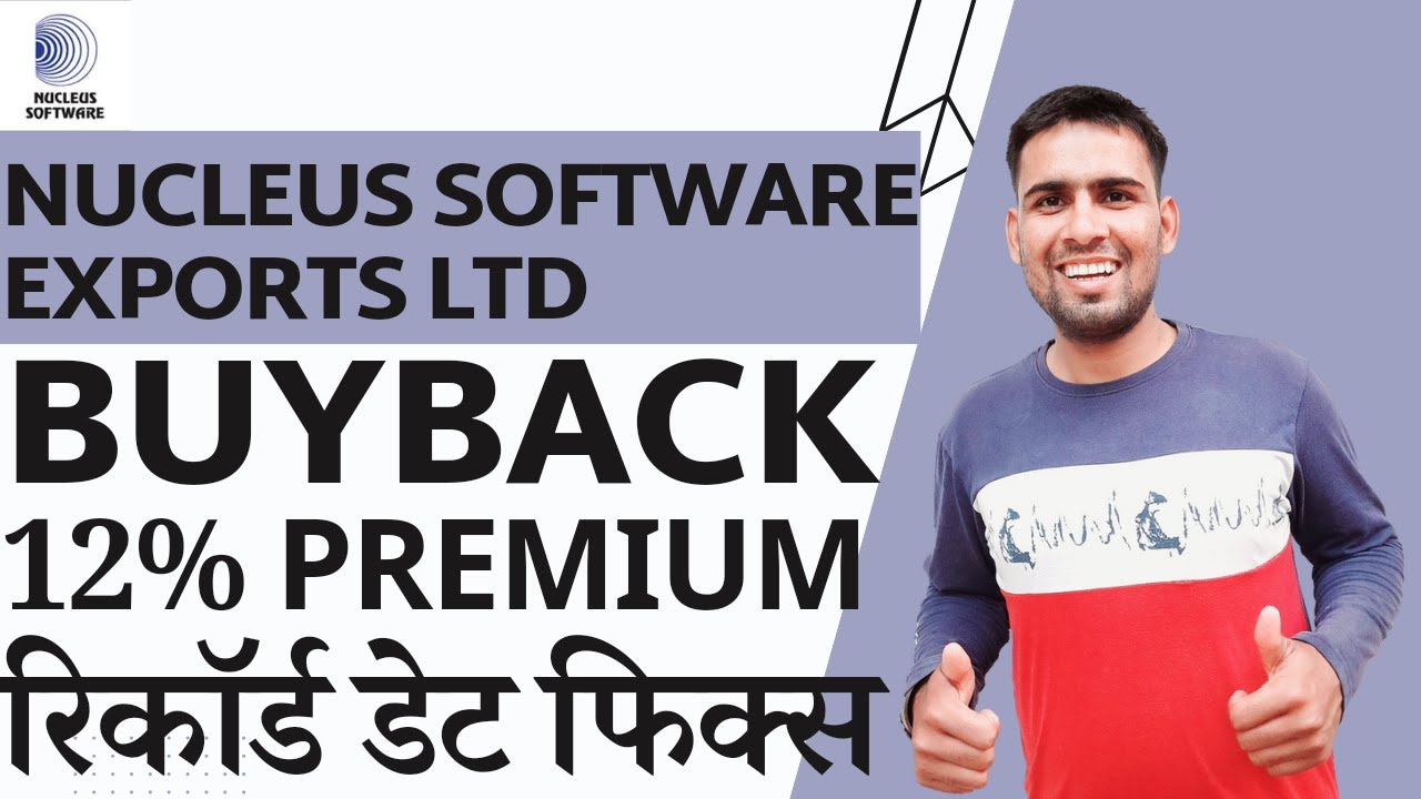 Nucleus Software Exports Share Buyback | Nucleus Software Exports Share ...