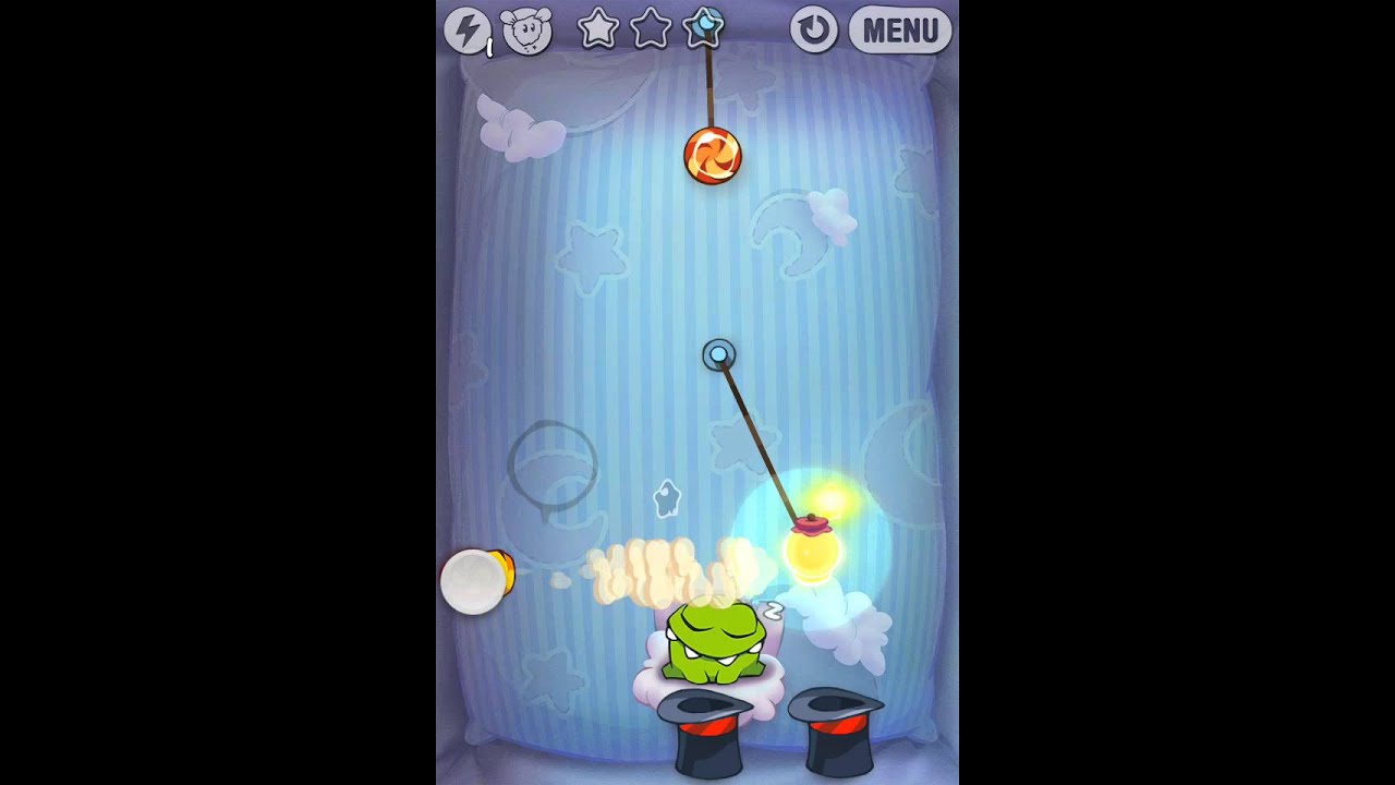 Cut the Rope Pillow Box Level 12 Walkthrough - YouTube