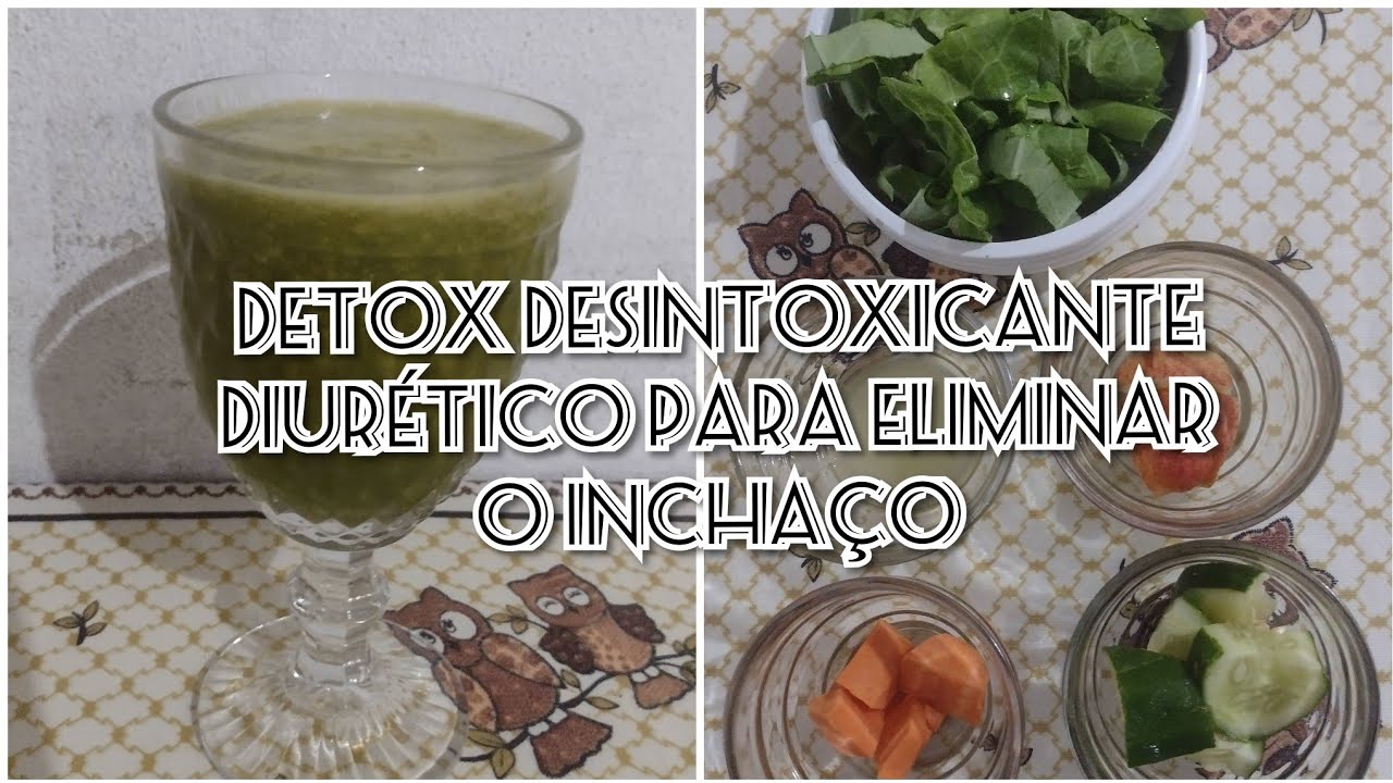 Detox desintoxicante diurético para eliminar o inchaço - YouTube