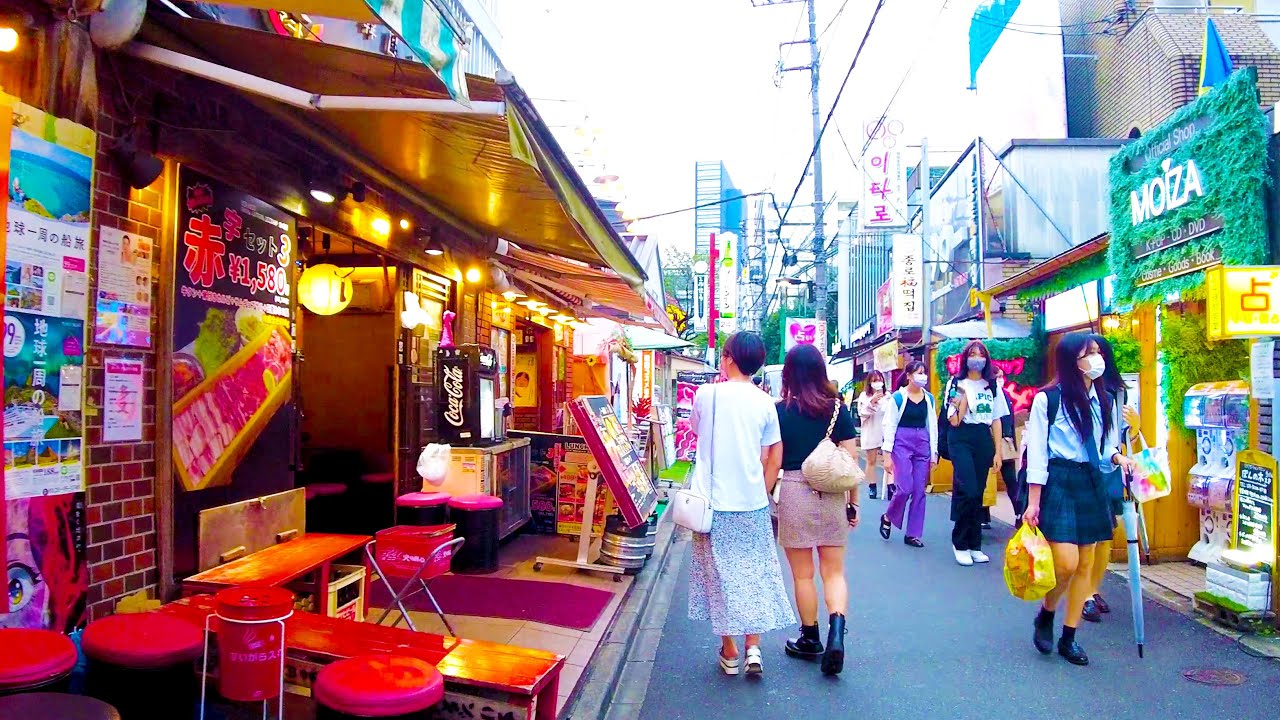 [New Okubo Walk in Tokyo] Enjoy Korea ♪ (4K ASMR non-stop) - YouTube