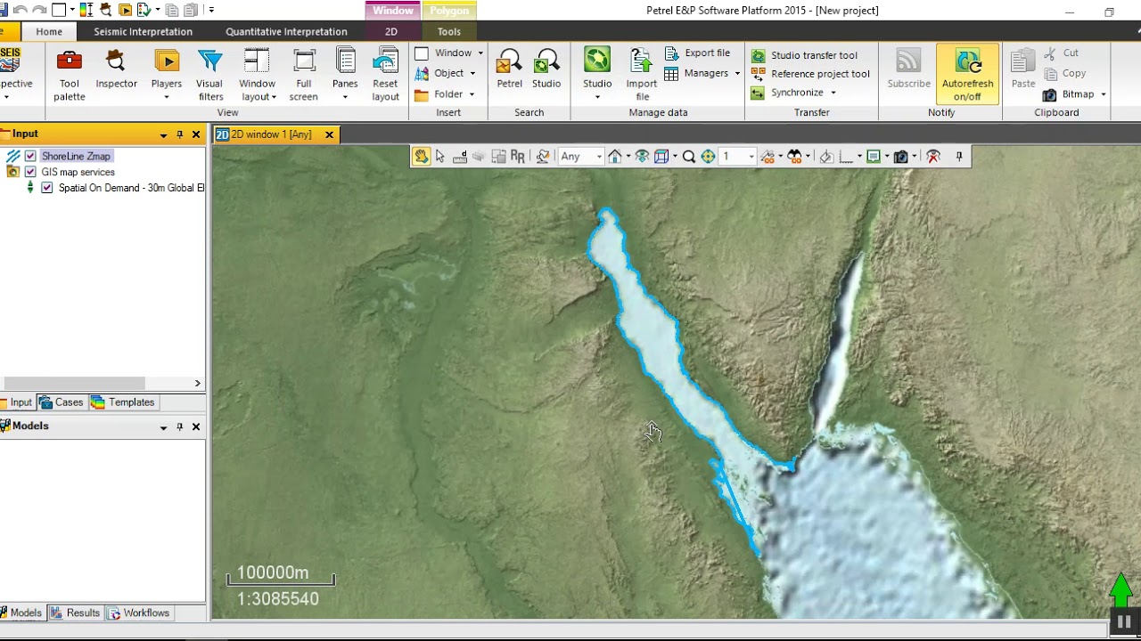 How to show surface elevation imagery map in Petrel. Tutorial-5 - YouTube