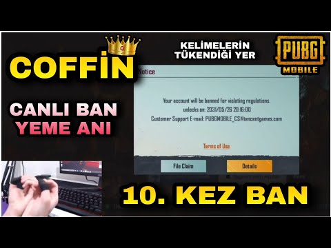 Coffin 10. Kez Ban - Coffin Ban Yeme Anı Canlı - PUBG Mobile