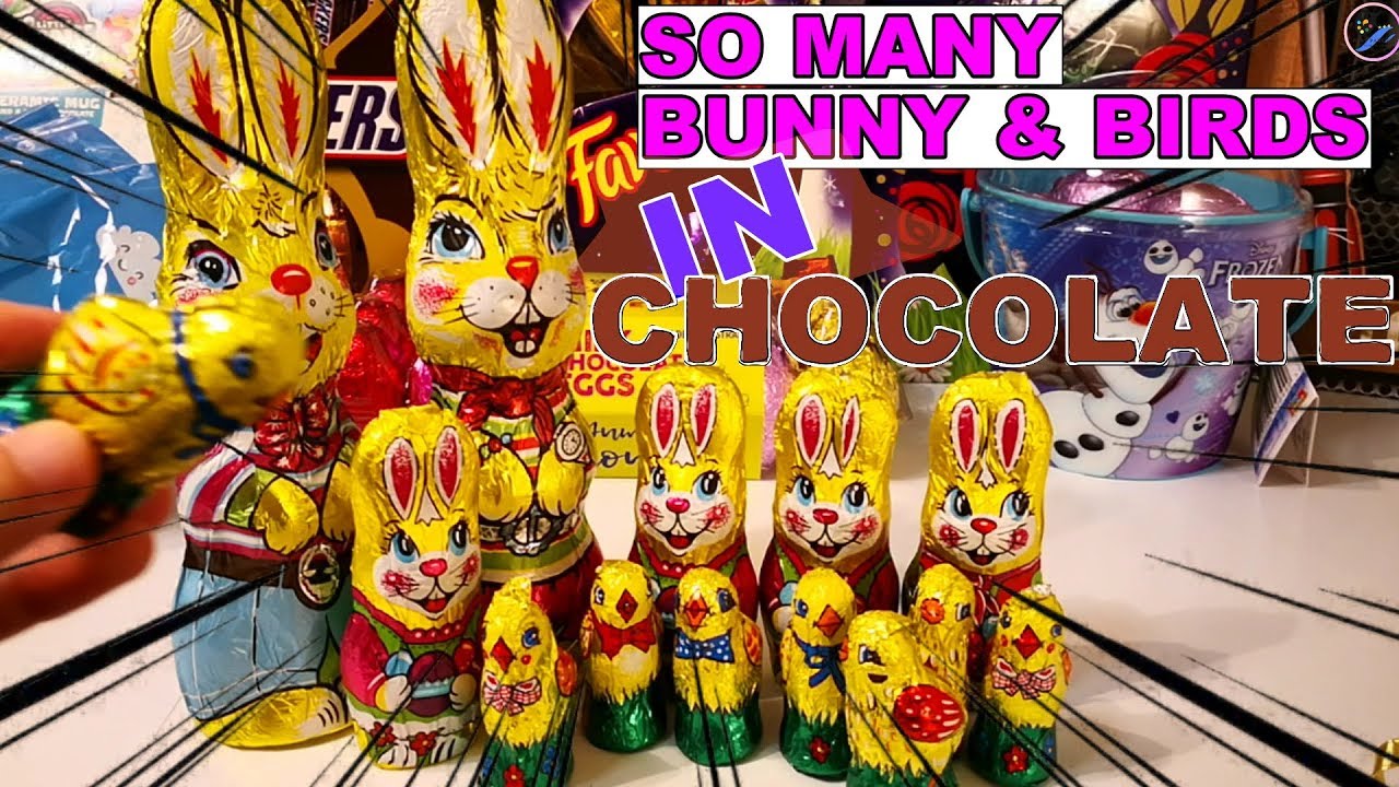Snickers Golden bunny Chocolate and Easter Hunt Bag of birds and ...