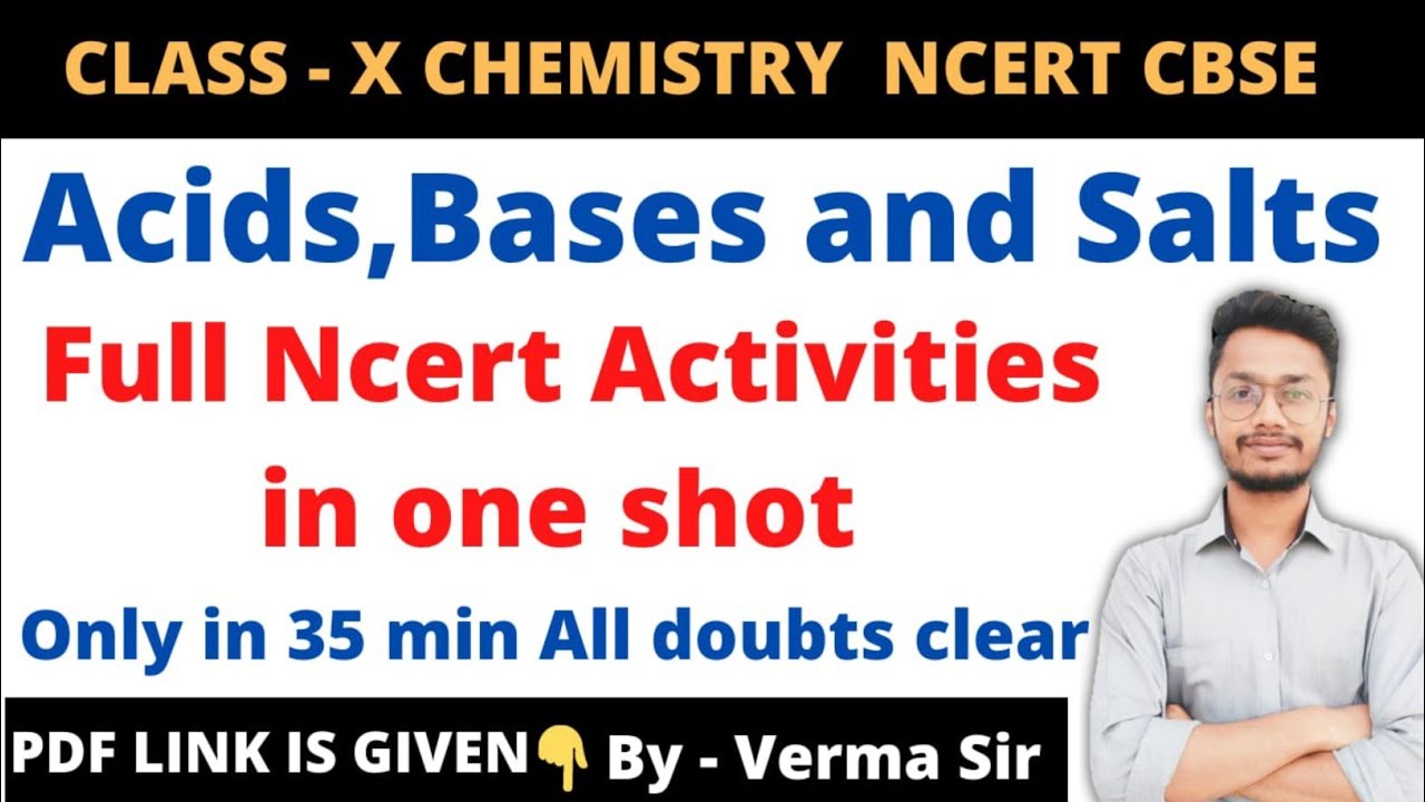 Ch 2 Acids Bases and Salt Ncert Activities Solutions Class 10 Science ...