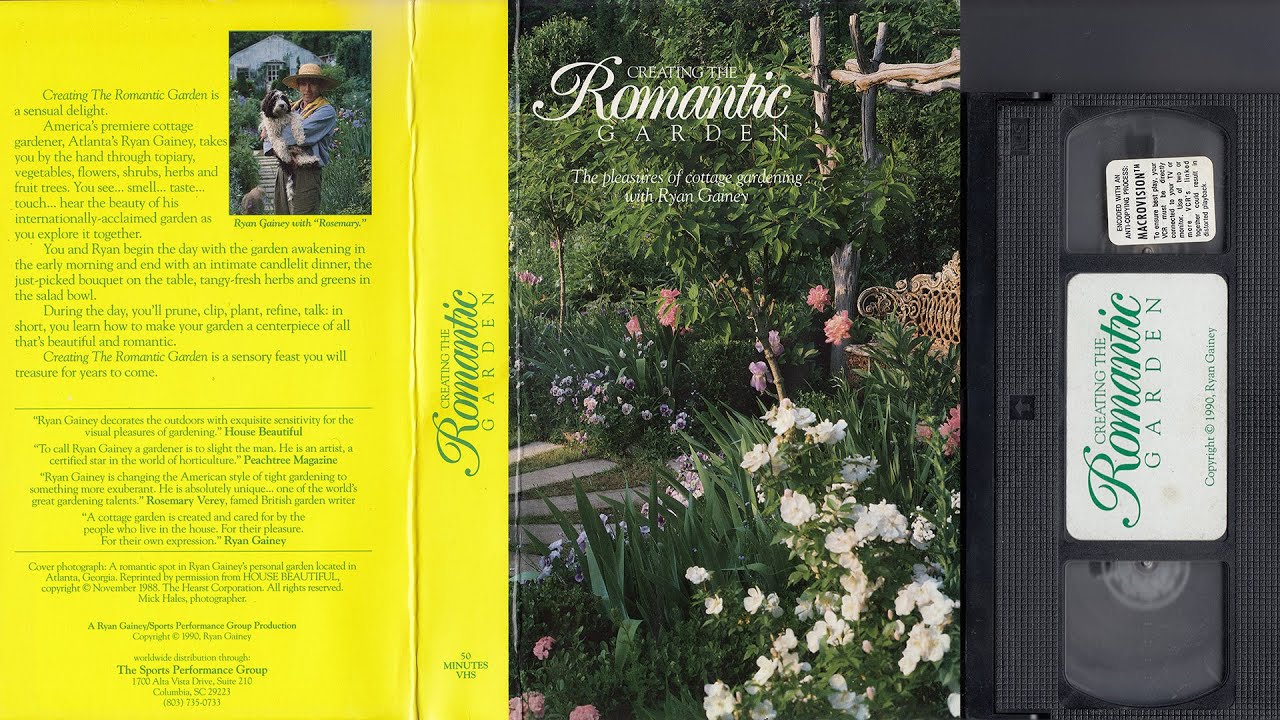 Creating The Romantic Garden (1990) VHS 60fps - YouTube