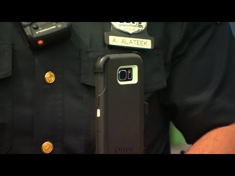 With high body camera costs, New Jersey officers test cell phones - YouTube