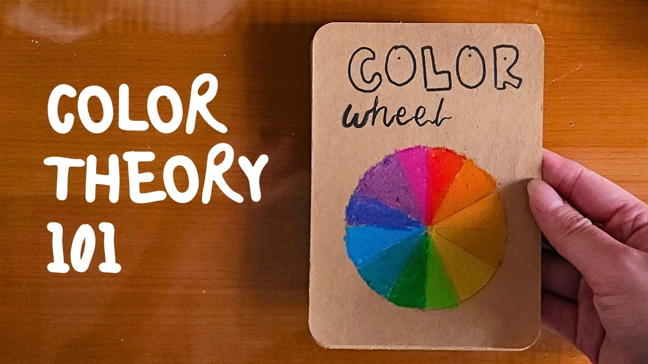 study color theory with me, making my own color wheel & learn color ...