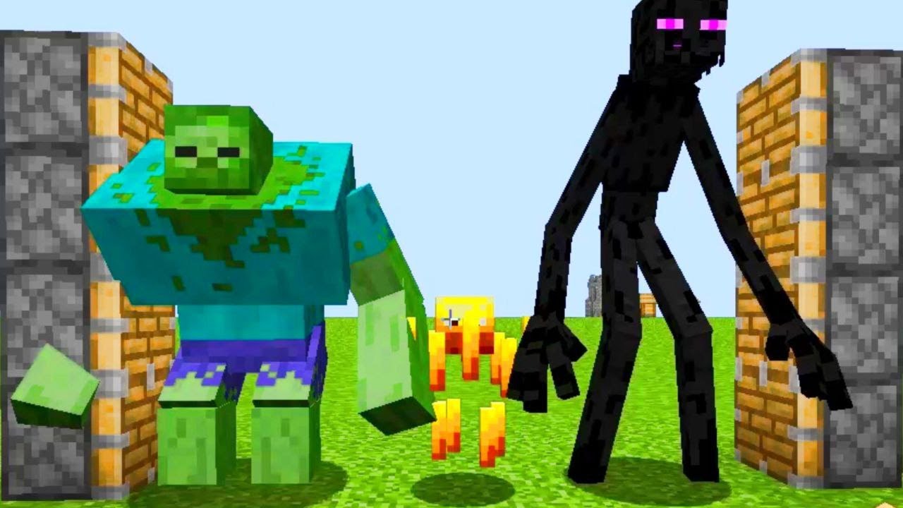Mutant Zombie + Blaze + Mutant Enderman = ??? / minecraft - YouTube
