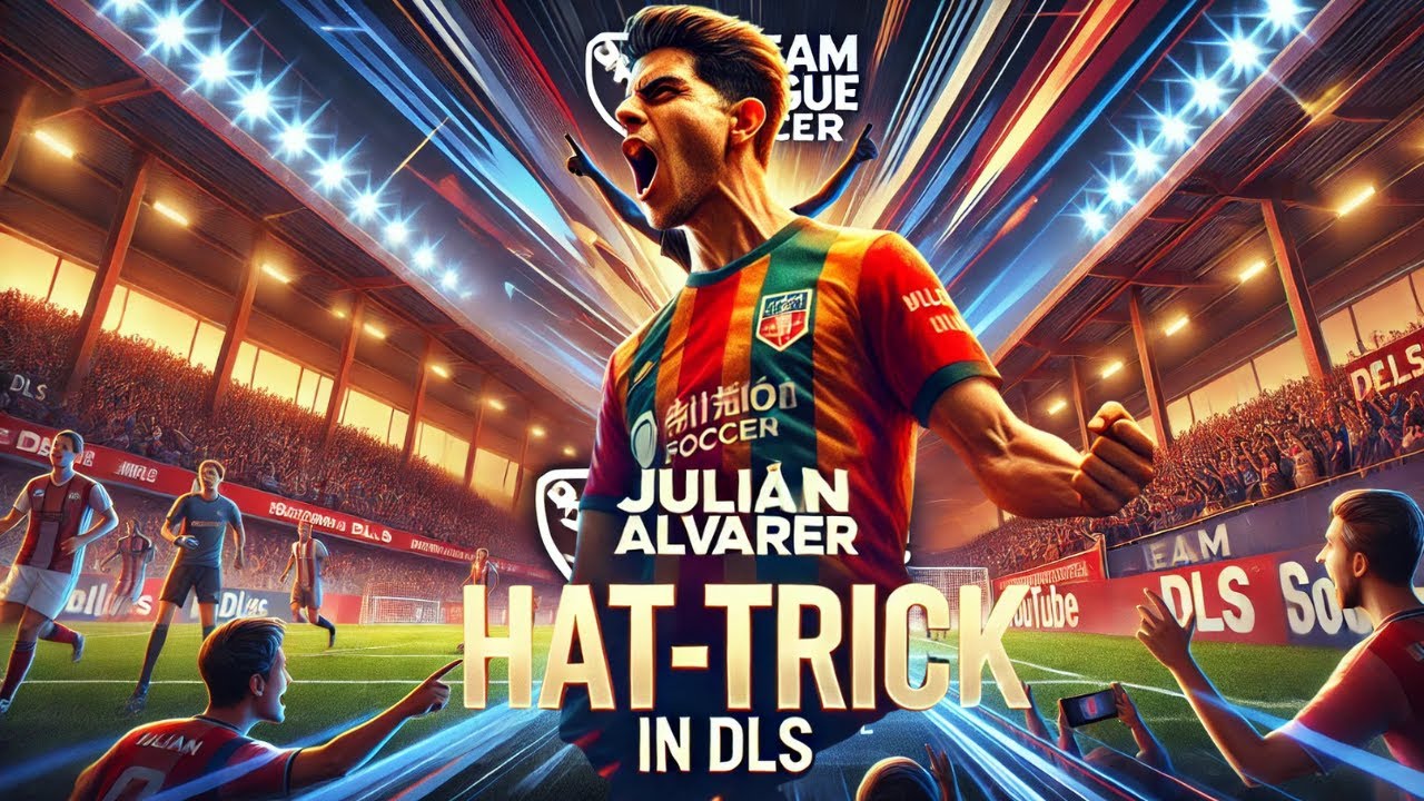 🔥 Julián Álvarez HAT-TRICK in DLS 2025! Dream League Soccer Gameplay ⚽ ...