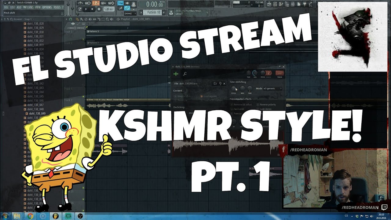 FL Studio Live Stream 9: Making KSHMR Style Tune Part 1 by Redhead ...
