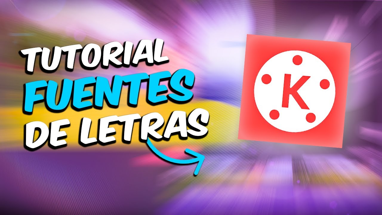Como instalar fuentes de letras en Kinemaster (Fácil y Rápido) 🔥 - YouTube