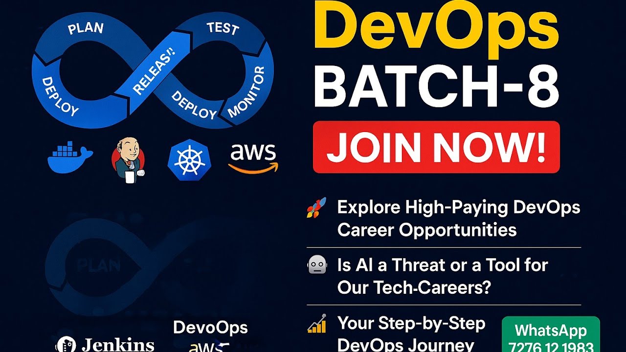 DevOps Batch-8 Introduction | Live DevOps Training by Namdev | Register Now! 🚀 - YouTube