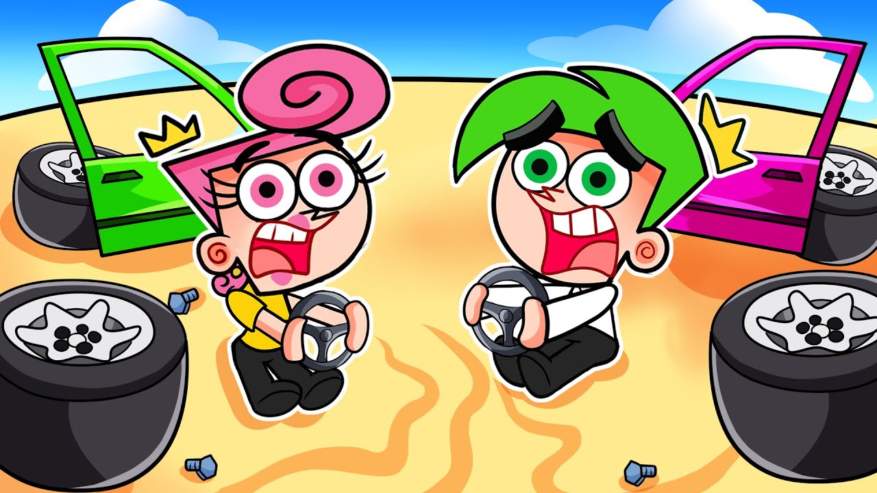 COSMO Y WANDA CONSTRUYEN UN COCHE PARA VIAJAR POR EL DESIERTO en ROBLOX ...