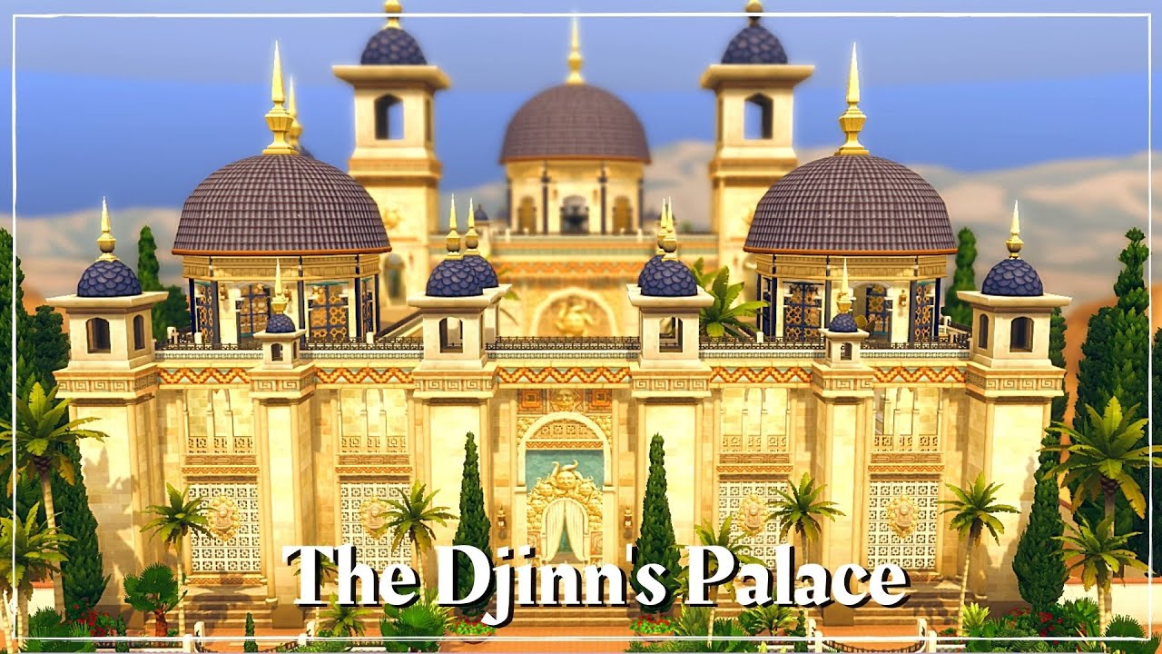 The Djinn's Palace Tour | Sims 4 Spark'd Creature Creation Challenge No ...