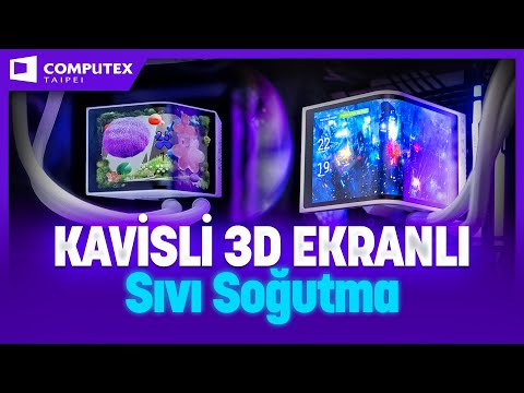3D Kavisli Ekranlı Sıvı Soğutma TRYX Panaroma #COMPUTEX2025
