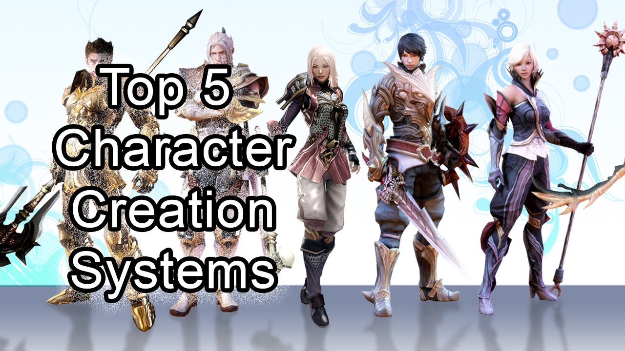 Top 5 Ultimate Character Creation Systems - YouTube