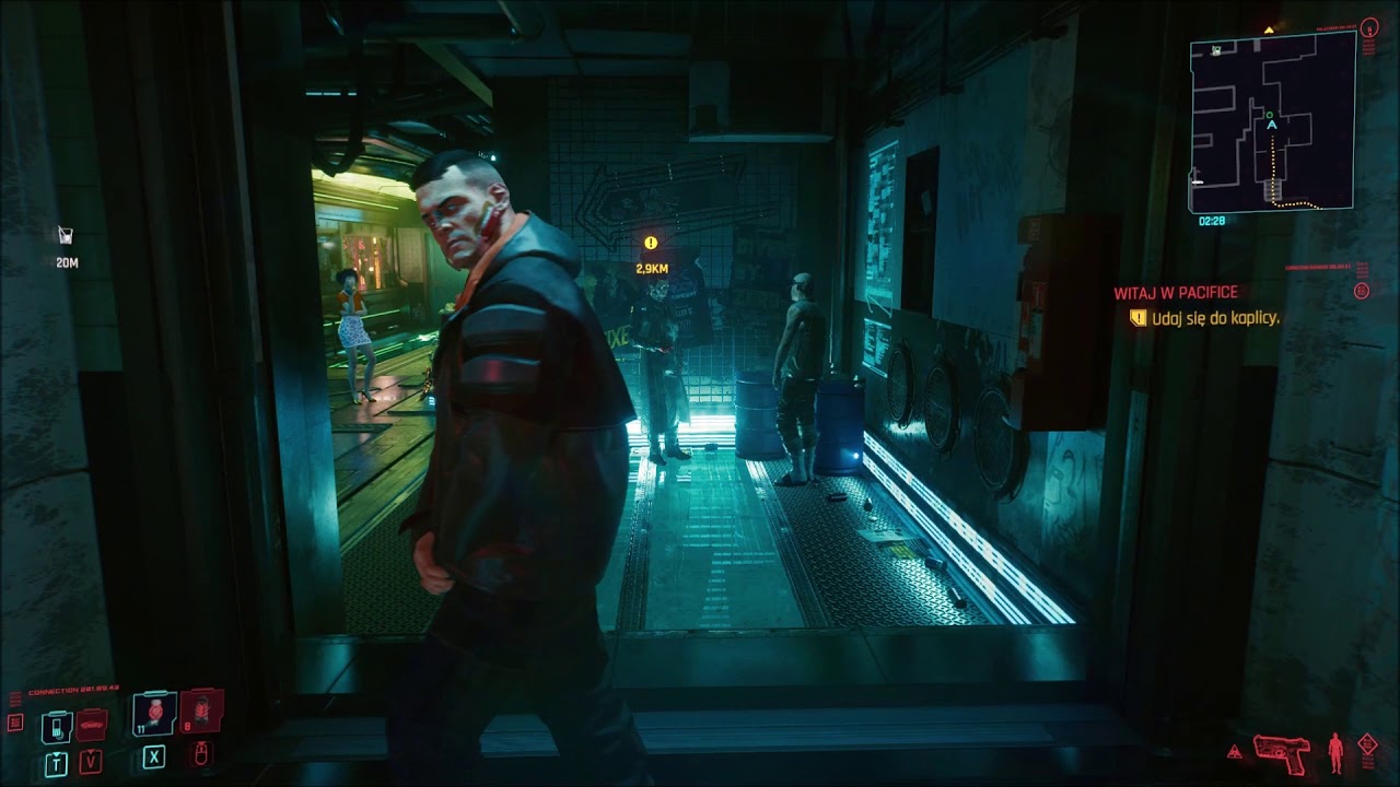 Cyberpunk 2077 - Riding through Night City and visiting Afterlife Club ...