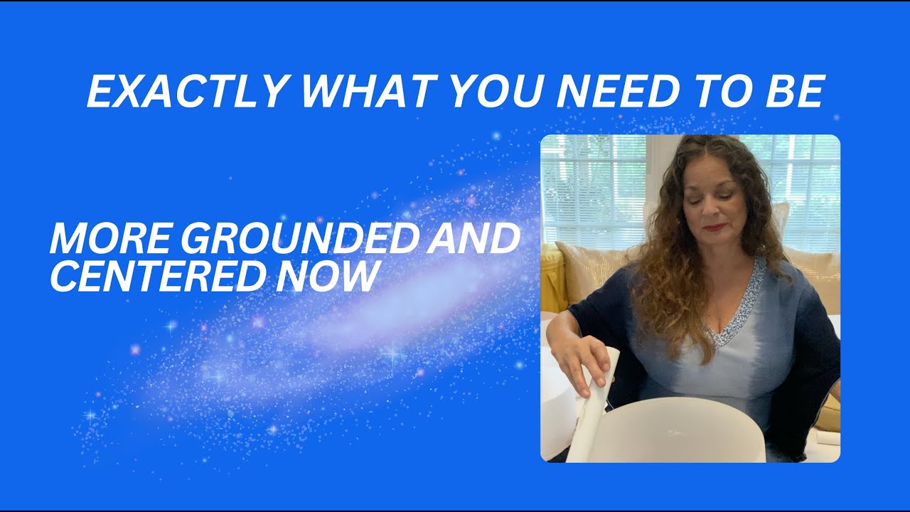 Sound Healing Meditation To Feel more Grounded, Centered, Release ...