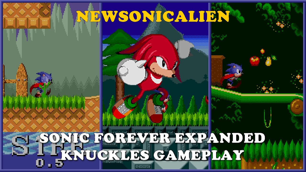 Sonic Forever Expanded - Knuckles Gameplay - YouTube