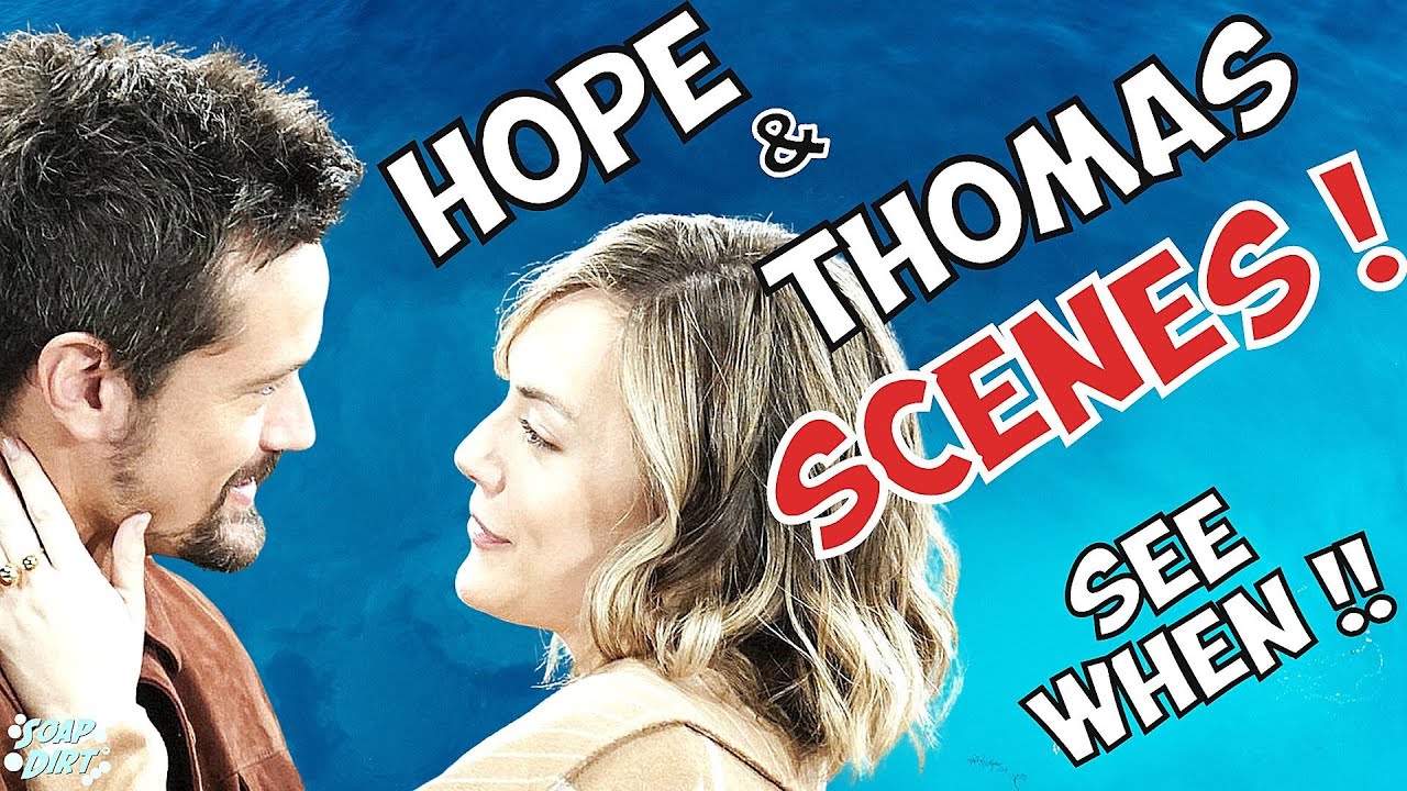 Bold And The Beautiful Hope And Thomas New Scenes Boldandbeautiful