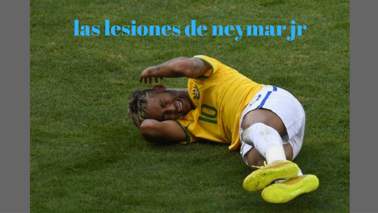 Las Lesiones de neymar jr - YouTube