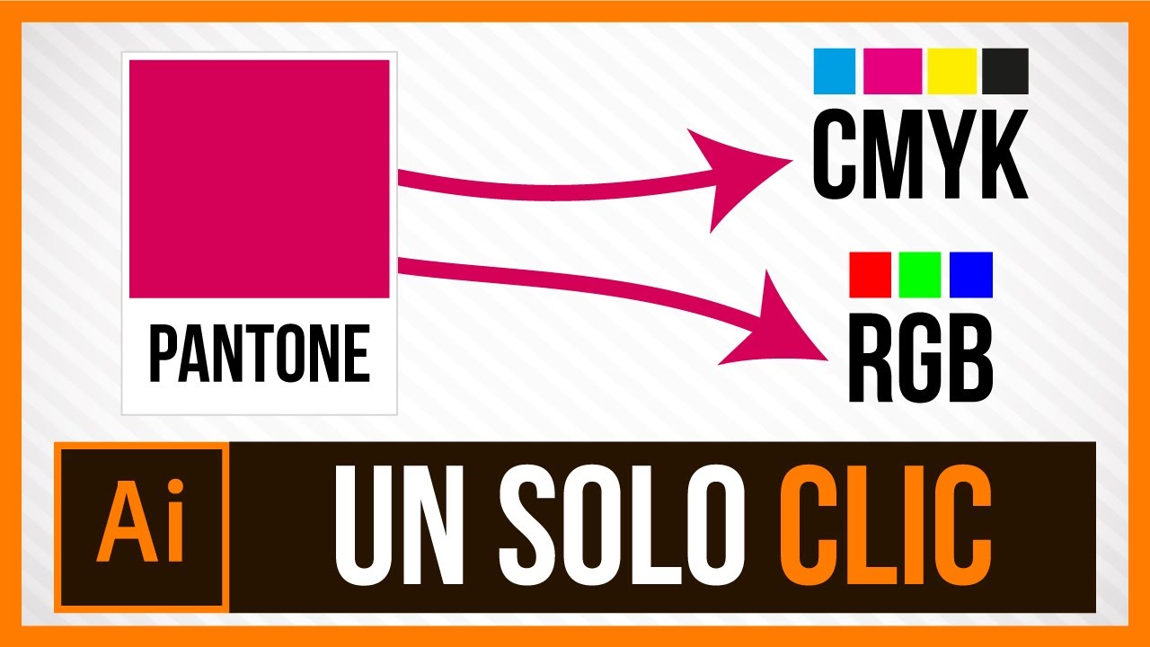 Como Convertir PANTONE a 🔴🟢🔵 [RGB / CMYK] Con un solo Clic 🚀 Adobe ...