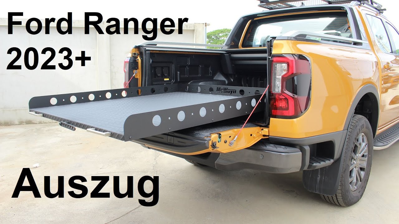 Ladeflächenauszug Ford Ranger 2023+ Next Gen - YouTube