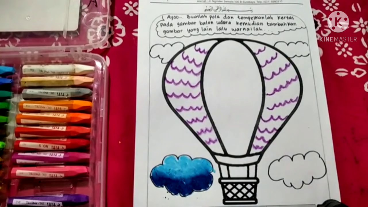 tema air udara api sub tema udara - menambah gambar dan menempel kertas ...