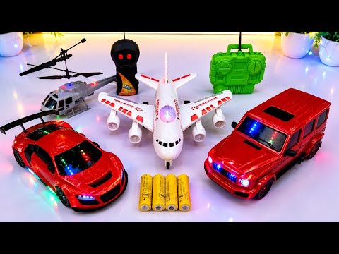 Radio Control Airbus A380 Aeroplane Unboxing & Testing | RC 3D Light Car | RC Helicopter Testing 
