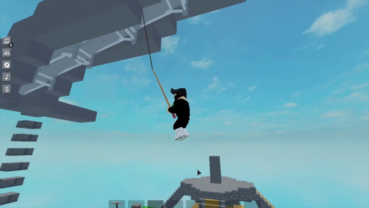 (Roblox) Skyblock: HOW TO BUILD A WORKING ZIPLINE - YouTube