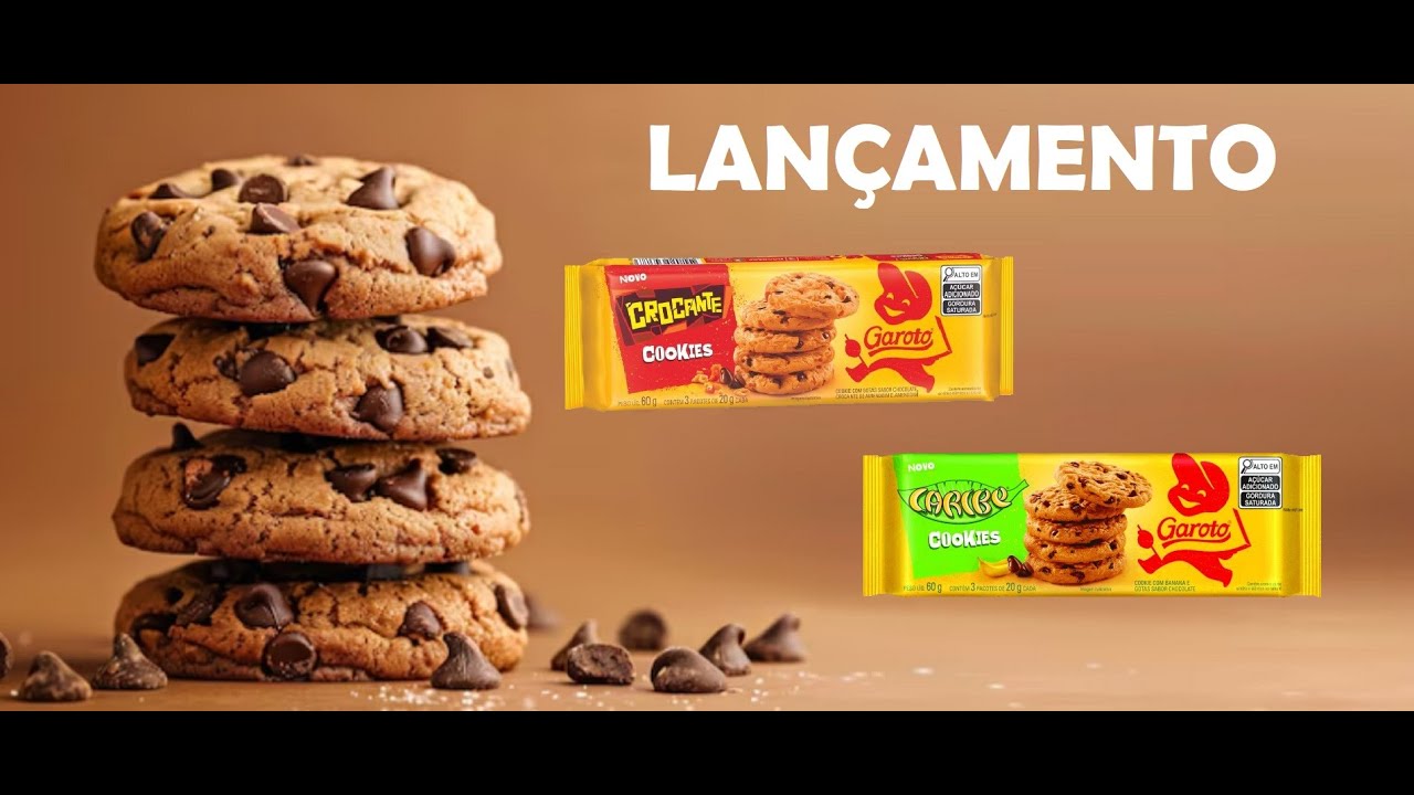 LANÇAMENTO GAROTO Novos Cookies - CROCANTE e CARIBE - Vale a Pena? São ...