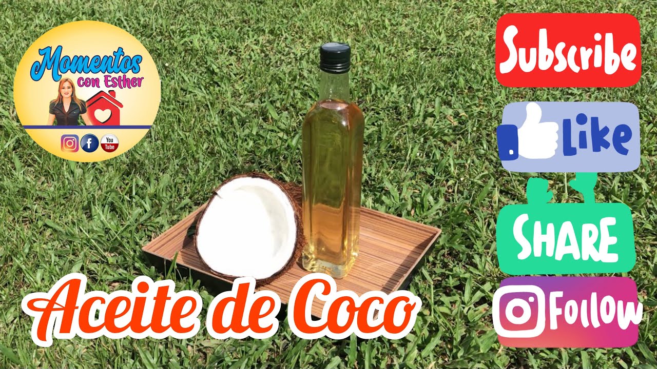Como hacer Aceite de Coco 🥥 en Casa. - YouTube