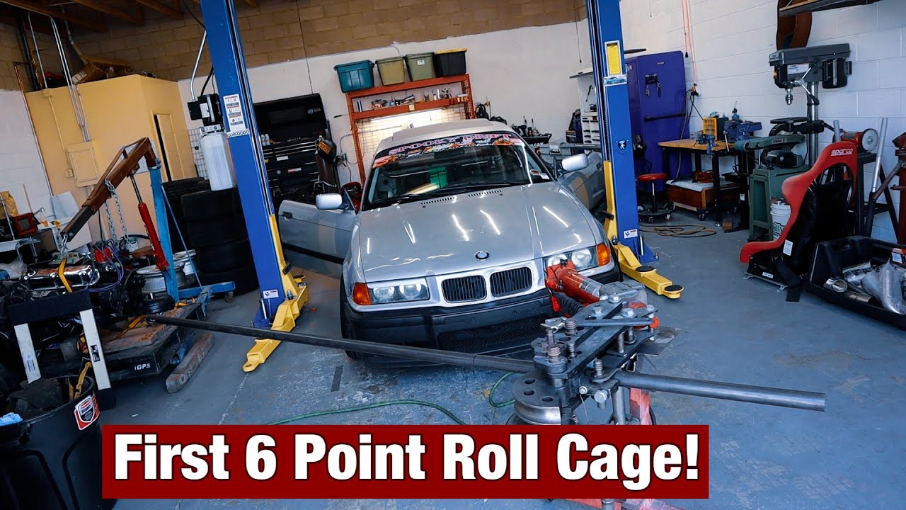 Building My First Drift Car Roll Cage! - YouTube