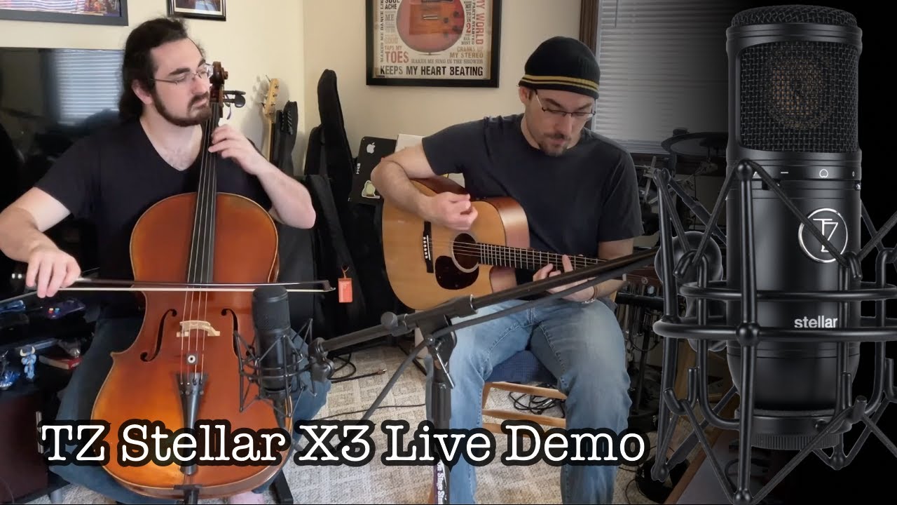TZ Stellar X3 Condenser Microphone Live Demonstration - YouTube