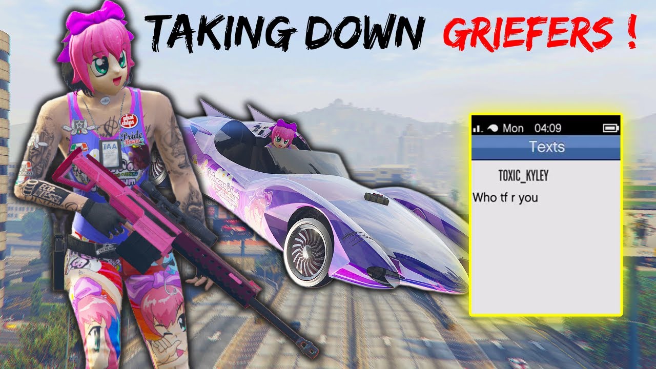 Saving A Level 5 From Getting Griefed By Tryhards in GTA Online! PvP # ...